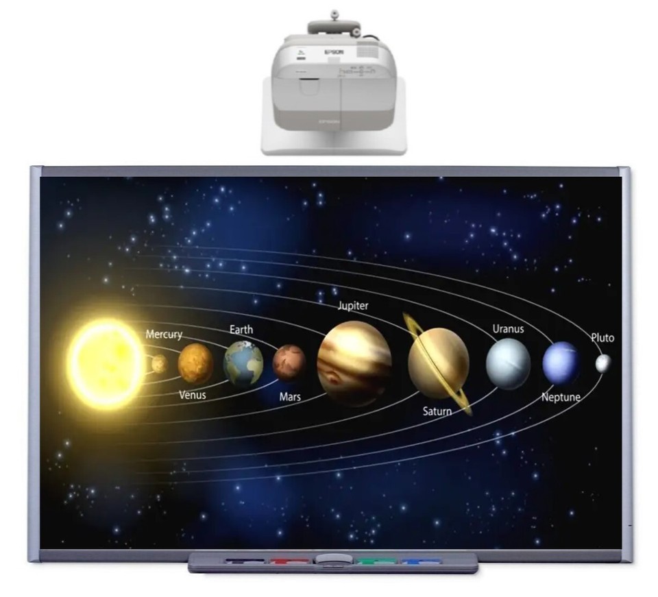 Smartboard SB-680 and Epson Powerlite projector (1 year guarantee..) | eBay