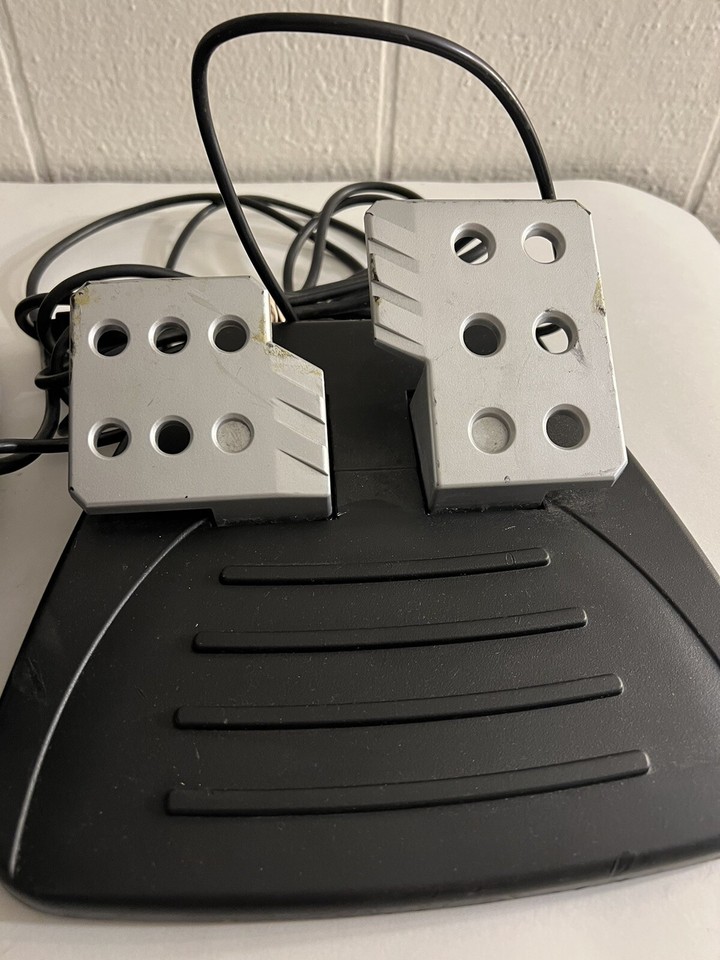 Gamestop PS2 Steering Wheel & Pedals for PS2 Racing Controller UNTESTED ...