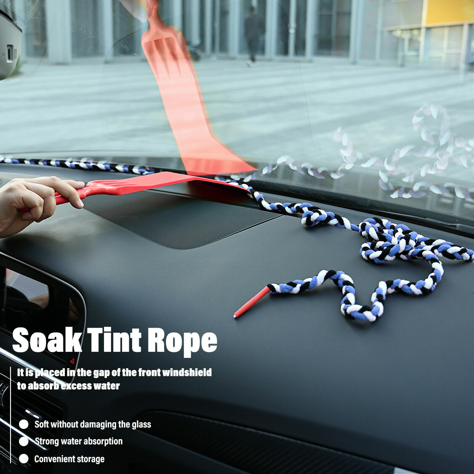 300cm Soak Shield Rope for Window Tinting Car Windshiled Gap Dry ...