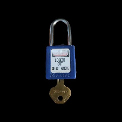 Master Safety Lockout Tagout Lock Blue 401 | eBay