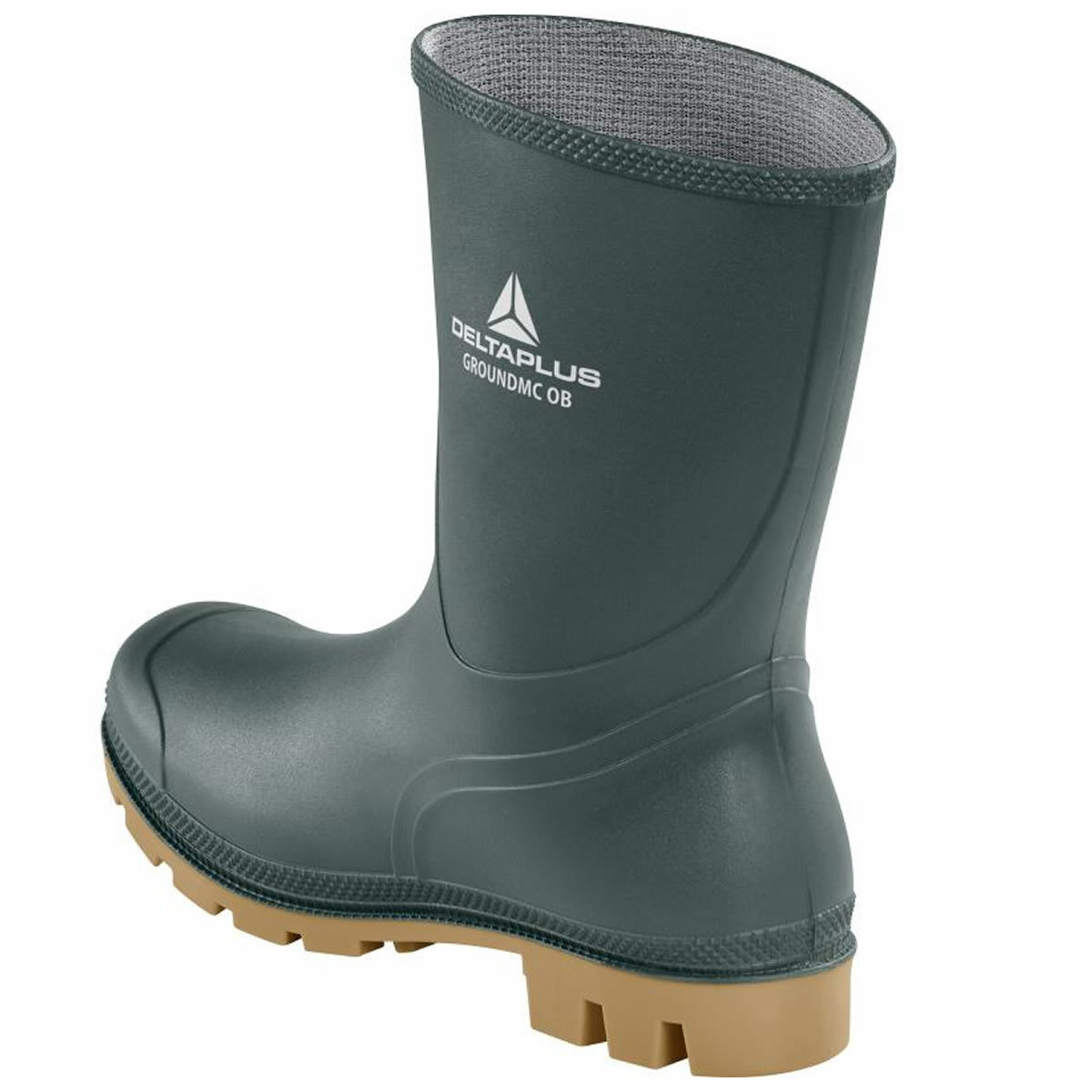 Delta Plus Calf Length Wellington Boots Working PVC Half Boot Short ...