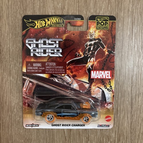 Hot Wheels Premium POP Culture Marvel Ghost Rider Charger by Mattel | eBay