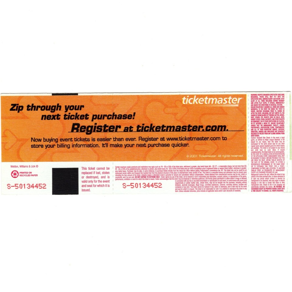 JO DEE MESSINA Concert Ticket Stub CINCINNATI 12/8/02 TAFT CHRISTMAS ...