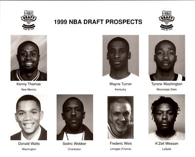 Vintage Press Photo Basketball NBA 1999 Draft Prospects Thomas Turner ...