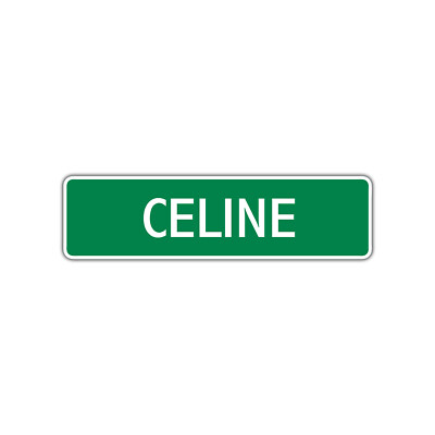 Celine Girls Name Letter Printed Label Art Decor Novelty Aluminum Metal ...