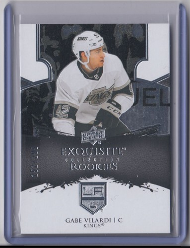 2021-22 UD Exquisite Collection Rookie Gabe Vilardi RC /299 Los Angeles ...
