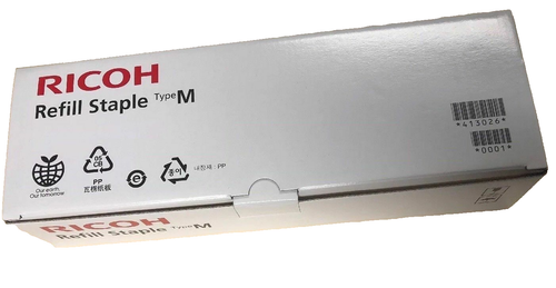 Genuine Ricoh Refill Staple Type M 413026 1201R-AM 5 Refills / 25,000 ...