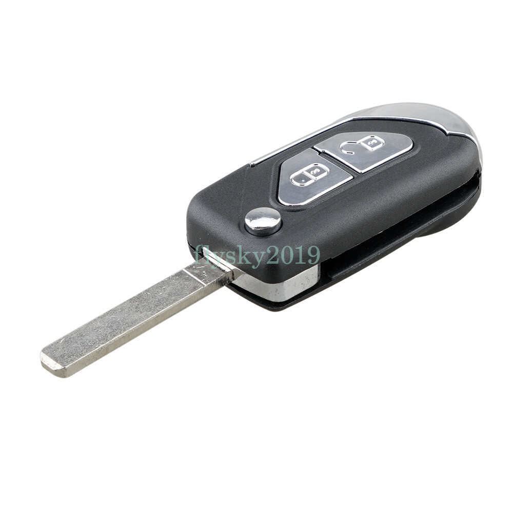 For Citroen DS3 2009 - 2017 2 Button Remote Flip Key Fob Case Shell ...
