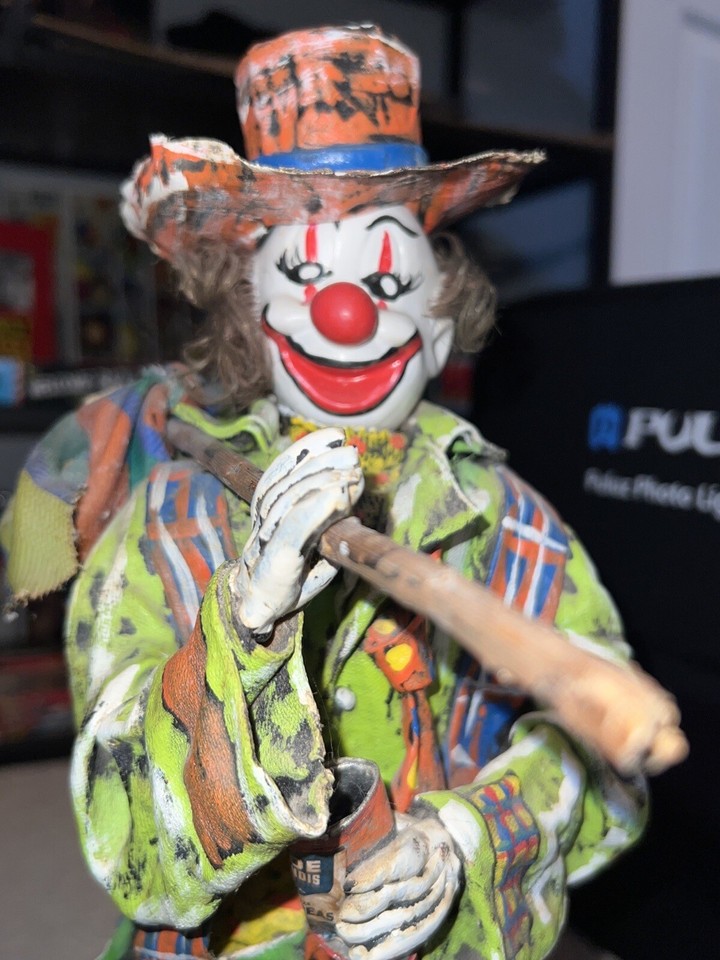 Vintage Paper Mache Clown - Scary Steven King IT Pennywise face horror ...