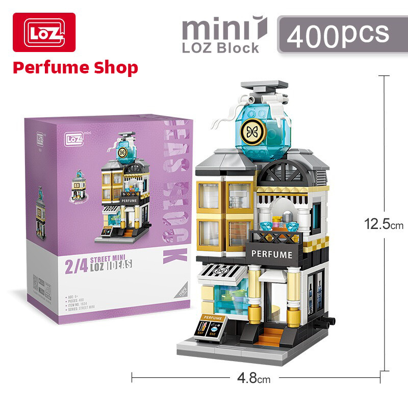LOZ Mini Blocks Sets Food Street View Building Blocks Micro Bricks with ...