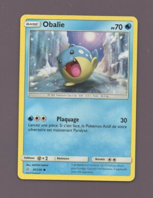 Pokémon n° 50/236 - OBALIE - PV70 (A9345) | eBay