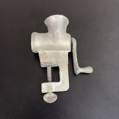 Small Miniature Metal Meat GRINDER Toy Salesman Sample Table Top Clamp ...