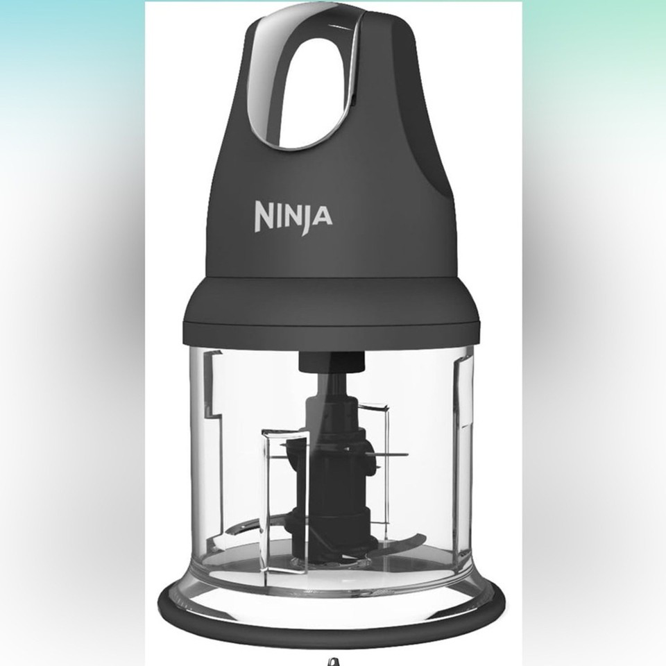 Ninja Food Chopper Express Chop with 200-Watt 16-Ounce Bowl for Mincing ...