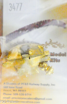 Precision Scale HO #3477 Pilot w/Drop Coupler, "Cast Steel", PRR (Brass ...