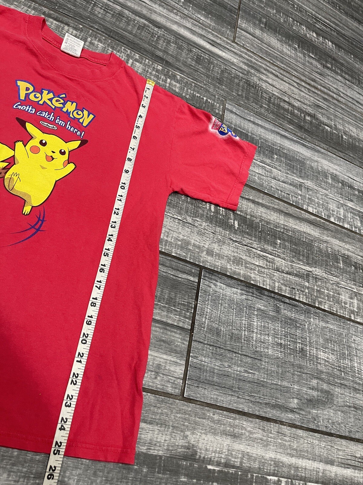 Vintage Pokemon Shirt Pikachu Burger King Promo 90s S… - Gem