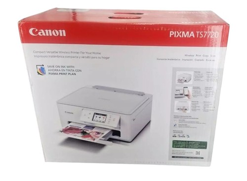 Canon PIXMA TS7720 Wireless All-in-One Inkjet Printer Wi-Fi Home ...