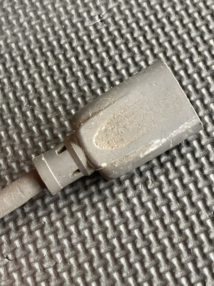 vintage BELDEN 8' 3-pin oval-end AC Cable Power Cord ARP 2600 Wurlitzer ...