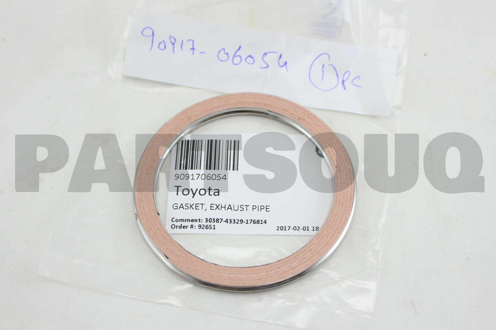 9091706054 Genuine Toyota GASKET, EXHAUST PIPE 90917-06054 | eBay
