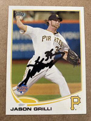 2013 Topps Update #US248 Jason Grilli AUTOGRAPHED Card - Pittsburgh ...