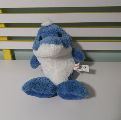 DOLPHIN PLUSH TOY AURORA BLUE DOLPHIN STUFFED ANIMAL 25CM 2014 | eBay ...