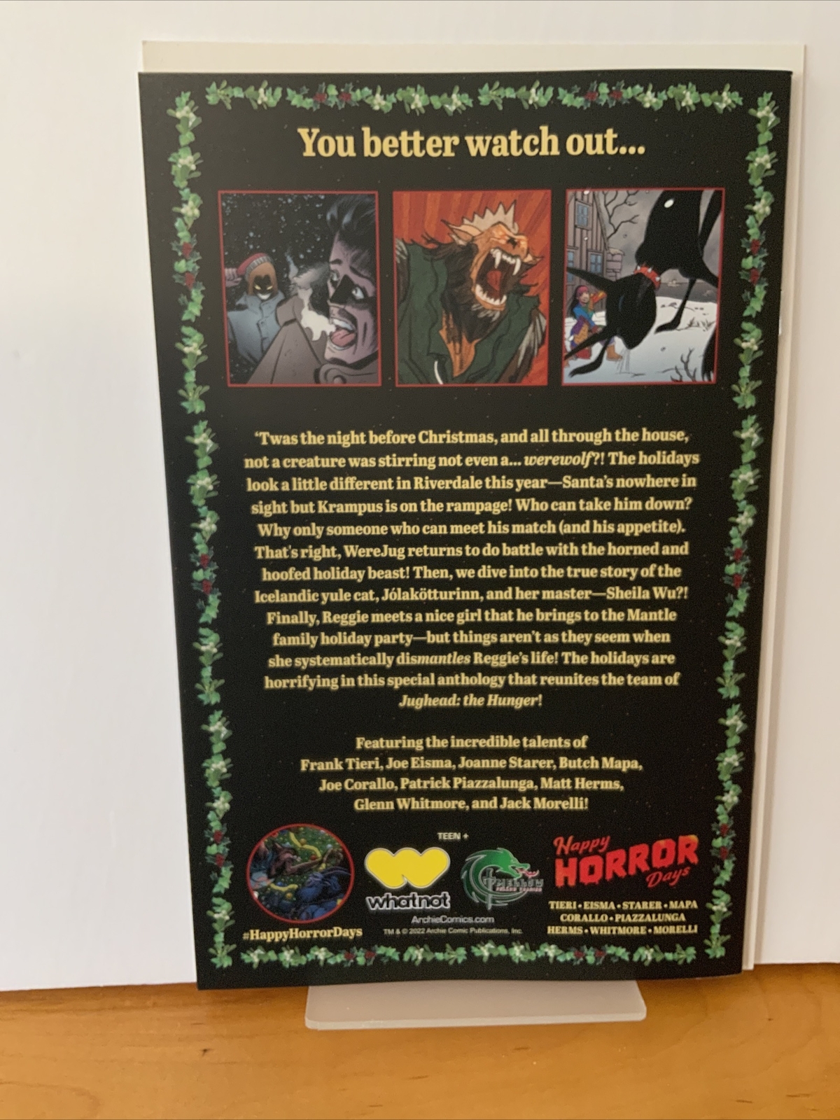 ARCHIE HAPPY HORROR DAYS #1 Virgin VAULT OF HORROR 35 Homage NM, Minty ...