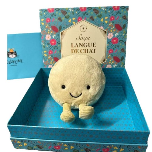 Jellycat Amuseables Mia Macaron 12cm Yellow - 1 unit | Cute Mini ...