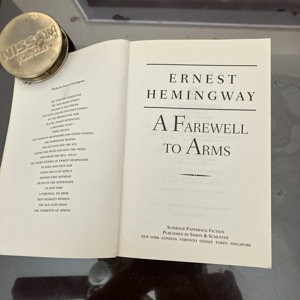A Farewell to Arms by Ernest Hemingway NEW Trade Paperback, FREE SHIP ...