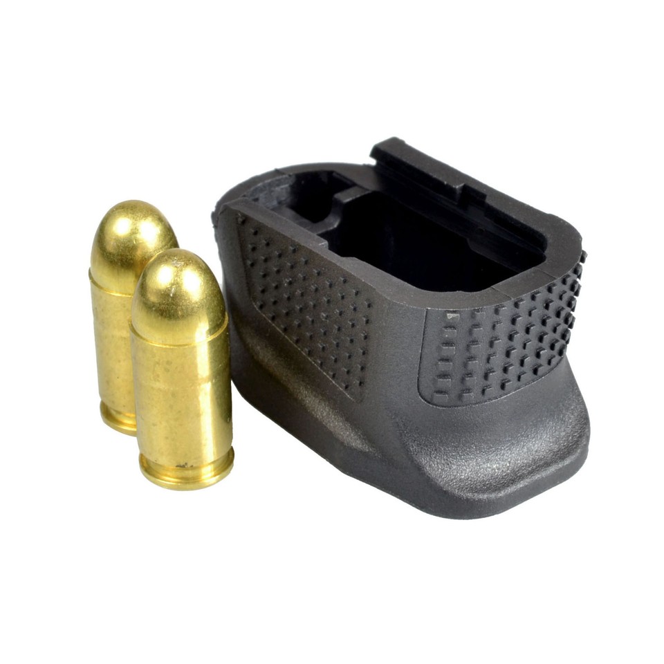 2PCS Enhanced Magaz ine Mag Grip Base Plate Extension Add +2 Rd for ...