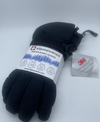 Alpine Swiss Mens Waterproof Ski Gloves Snowboarding 3M Thinsulate ...