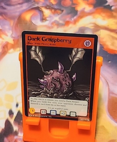 NEOPETS DARK GRASPBERRY COMMON BATTLE FOR MERIDELL SET 121/140 WOTC ...