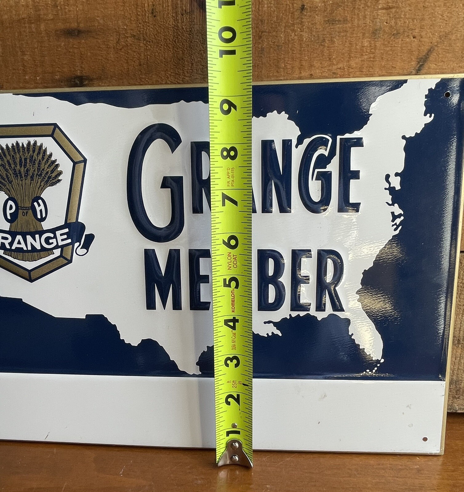 Vintage Embossed GRANGE Mutual Casualty Co. Agricultural Insurance ...