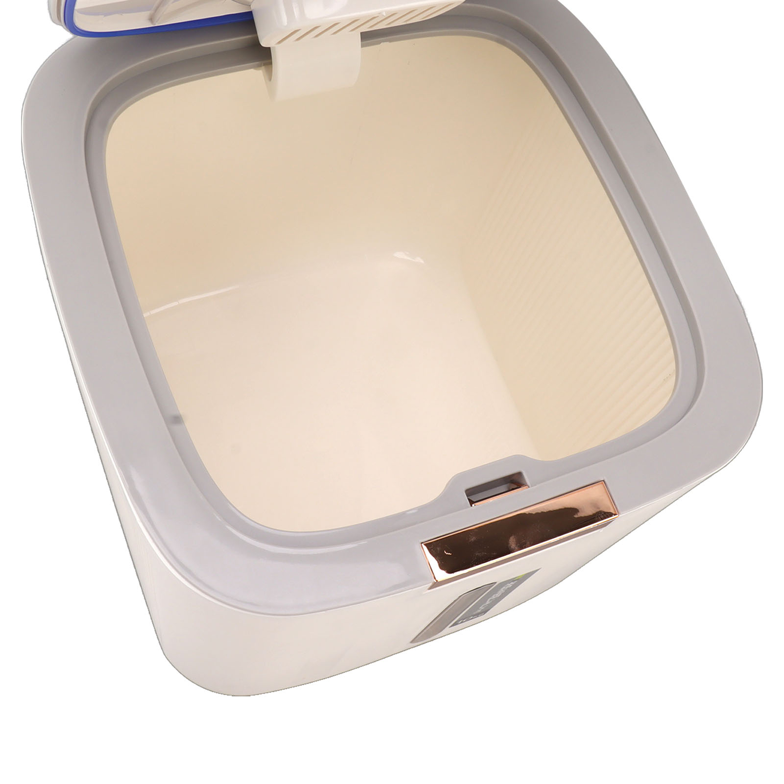 (Light Grey)Rice Storage Container 22.0lb Capacity Food Grade PP ...