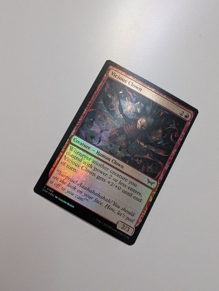 MTG - Vicious Clown (Foil) - Duskmourn NM/M Condition | eBay