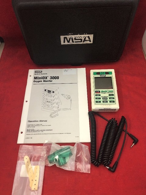 MSA MiniOX 3000 Oxygen Monitor O2 Analyzer for sale online | eBay