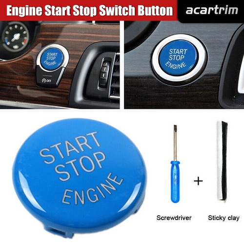 Blue Start Stop Button For BMW E Chassis Sedan E90 E70 E80 E60 E83 E72 ...