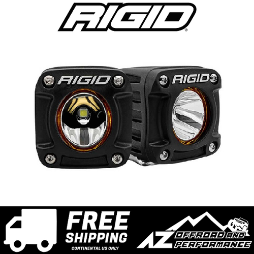 Rigid Industries Revolve 2.7" LED Light Pod Set Pair - Amber Trim Ring ...