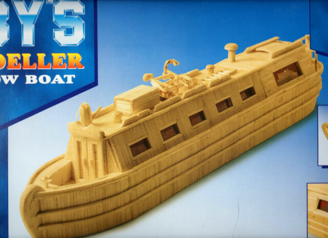 Hobbys Matchmodeller Canal Narrow Boat Matchstick Kit Matkitcan for ...