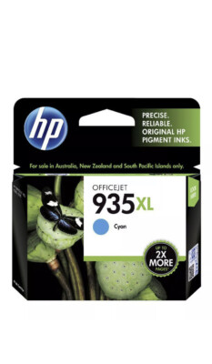 Genuine HP 935XL Cyan Ink Cartridge For Officejet Pro 6820 6830 6230 ...