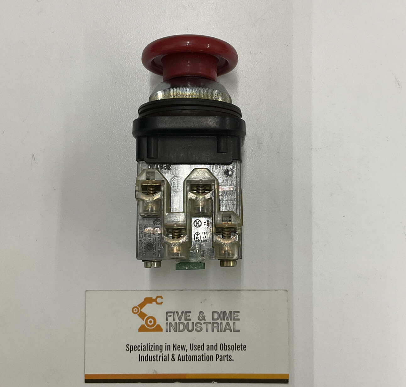 Telemecanique ZB2R Contact Block with Emergency Stop Button for sale ...