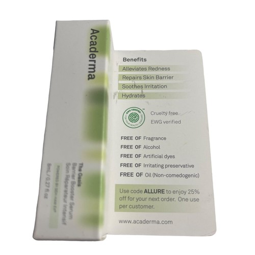 Acaderma the Oasis Barrier Booster Serum 8 ml | eBay