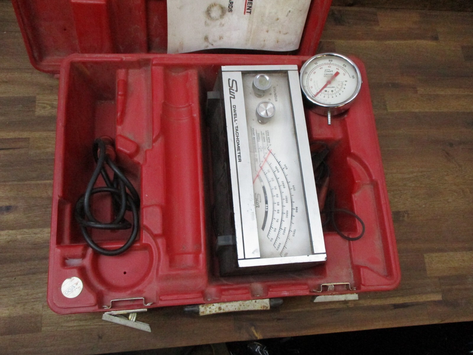 Sun Auto Tune-Up Testing Equipment Set with Red Case | eBay