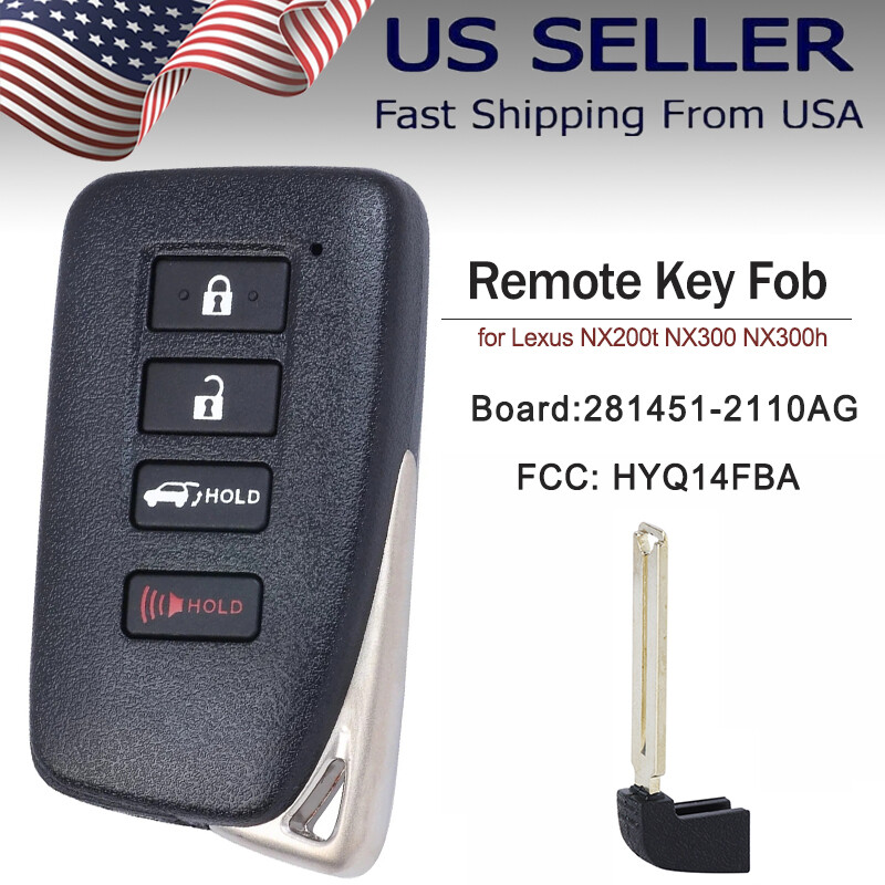 FOR 2015-2020 LEXUS NX200t NX300 NX300h REMOTE SMART KEY HYQ14FBA ...