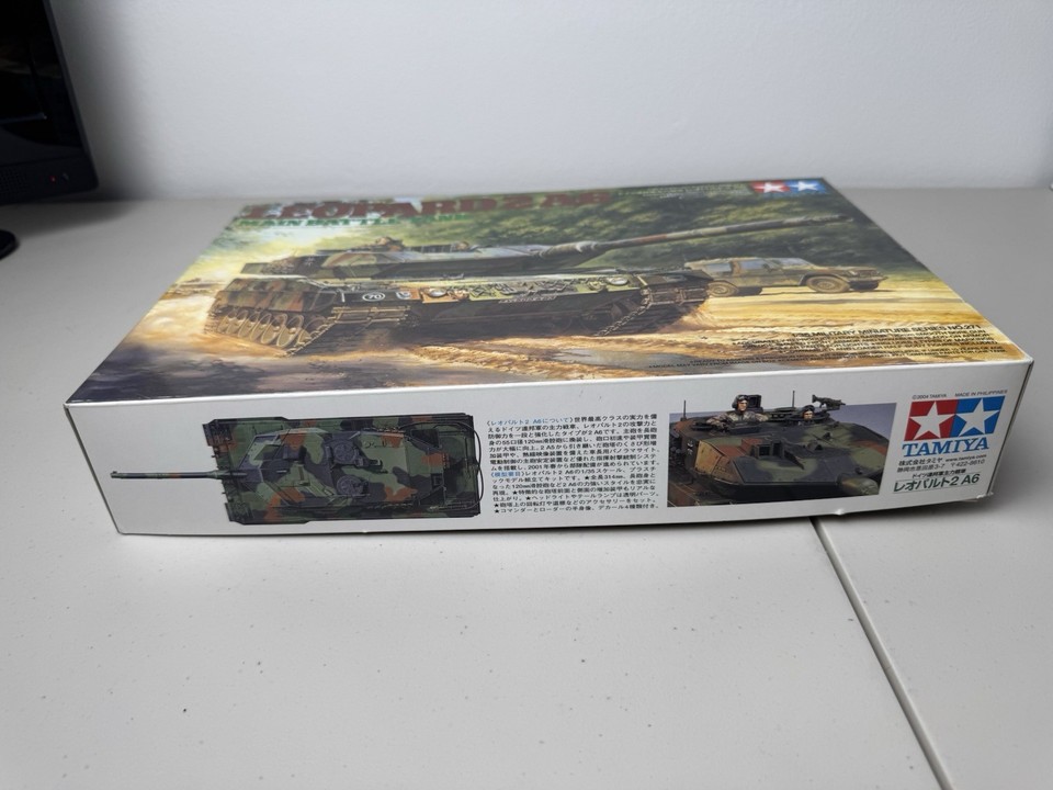 TAMIYA 35271 Military Model 1/35 LEOPARD 2 A6 Main Battle Tank Scale ...