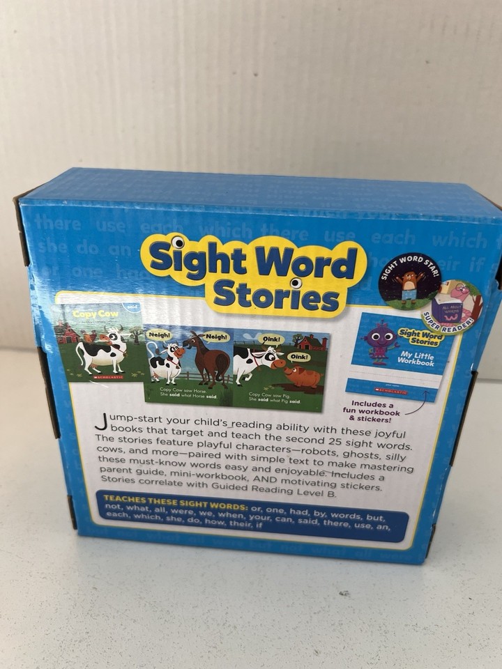 SIGHT WORD STORIES: Guided Reading Level B: Fun Books That Teach 25 ...