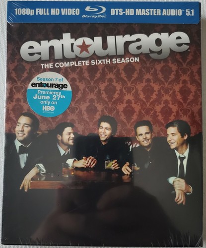 NEW ENTOURAGE THE COMPLETE SIXTH SEASON BLU RAY 3 DISC + SLIPBOX FREE ...