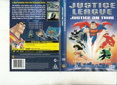 Justice League-Justice On Trial-[4 Episodes]-Animated JL-DVD | eBay
