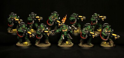 Salamanders Primaris Hellblasters painted Warhammer 40k Space Marines ...