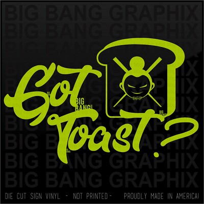Toast? Vinyl Decal Sticker Fits Scion XB Chopsticks JDM Funny Joke ...
