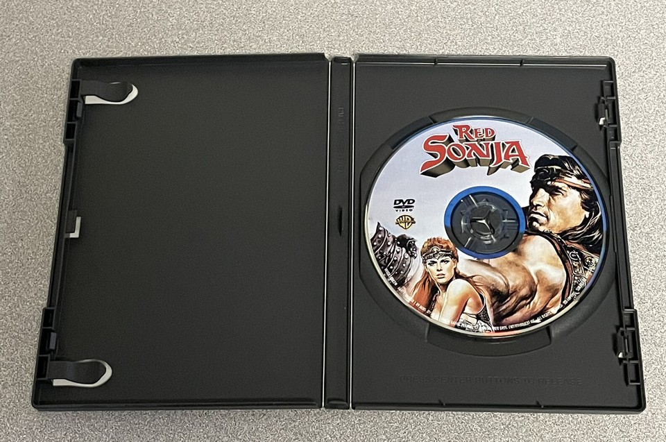 Red Sonja (DVD, 1985) Arnold Schwarzenegger Brigitte Nielsen Conan The ...