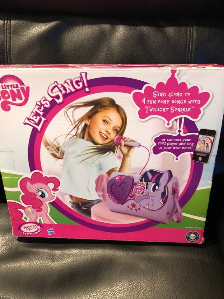 My Little Pony Sing-Along Boombox Connect Your MP3 Player brand new | eBay